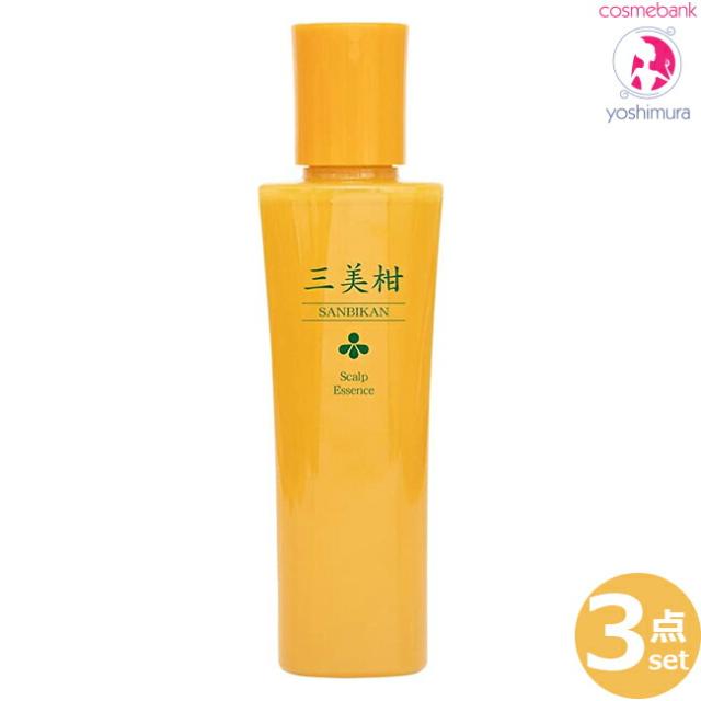 【ｘ３本セット】三美柑 さんびかん みかんの育毛剤　150mL ｜育毛、薄毛、かゆみ、脱毛の予防、毛生促進、発毛促進、ふけ、病後・産後の脱毛、養毛、保湿に着目、無香料、サンビカン