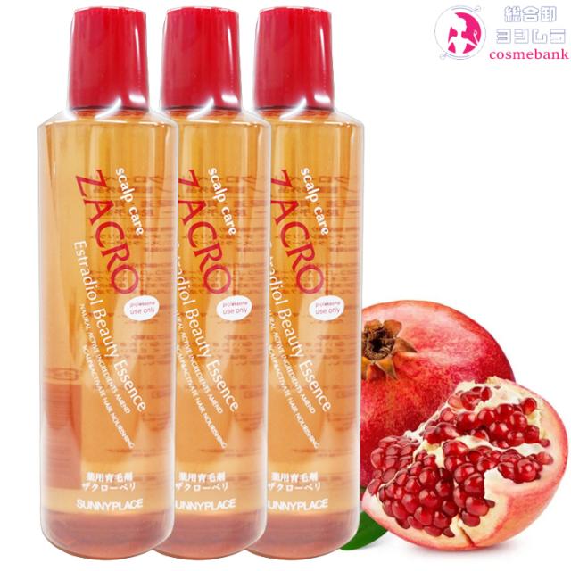 3本セット・送料無料！サニープレイス 薬用 ザクローペリ 360mL ｜医薬部外品  ザクロペリ 育毛 養毛 抜け毛 薄毛 脱毛予防 スカルプ※一部地域対象
