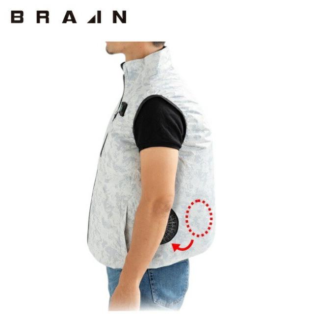 ブレイン BRAIN 【MESH-KB-101-1】車用/胸スイッチ/空調ベスト/服のみ