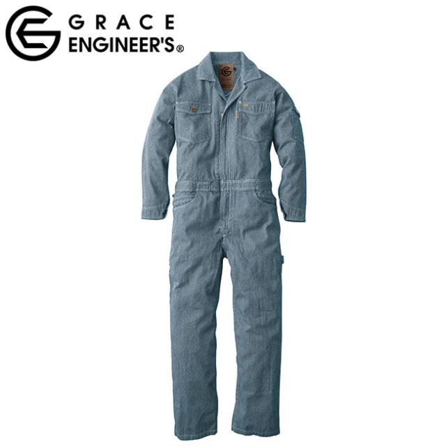 グレースエンジニアーズ GE-105H 長袖ツナギ【GRACE BACK】(MENS/LADIES/KIDS)