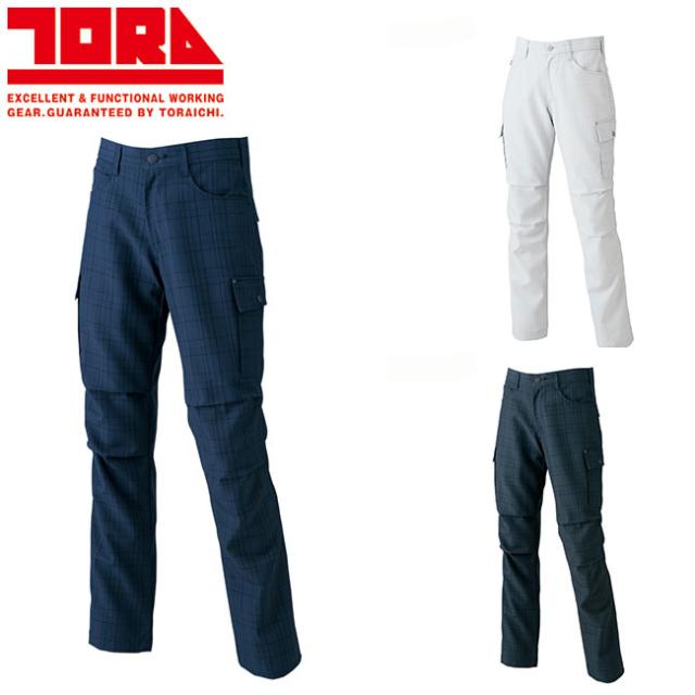 寅壱 チェック柄カーゴパンツ 7560-219 |  作業ズボン カーゴパンツ ストレッチ メンズ 通気性  ワークパンツ おしゃれ 人気