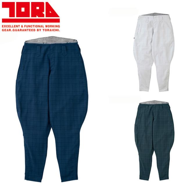 寅壱 チェック柄乗馬ズボン 7560-407 |  作業ズボン カーゴパンツ ストレッチ メンズ 通気性  ワークパンツ おしゃれ 人気
