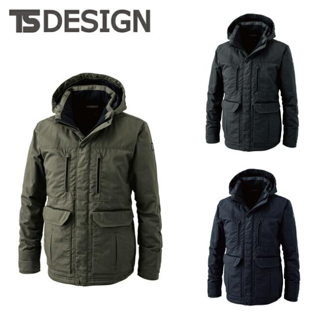 TSDESIGN 藤和 ライトウォームハーフコート 5127