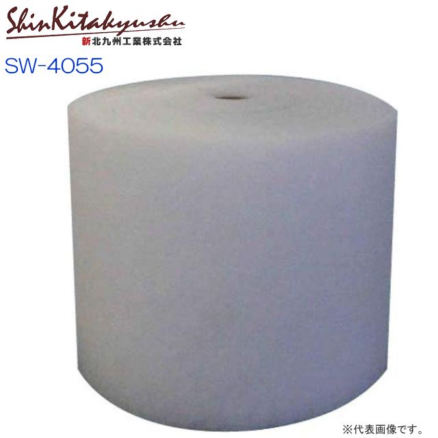 新北九州工業 エコフレギュラー(エアコンフィルター) フィルターロール巻き 幅50cm×50m/厚み2mm 2巻 SW-4055