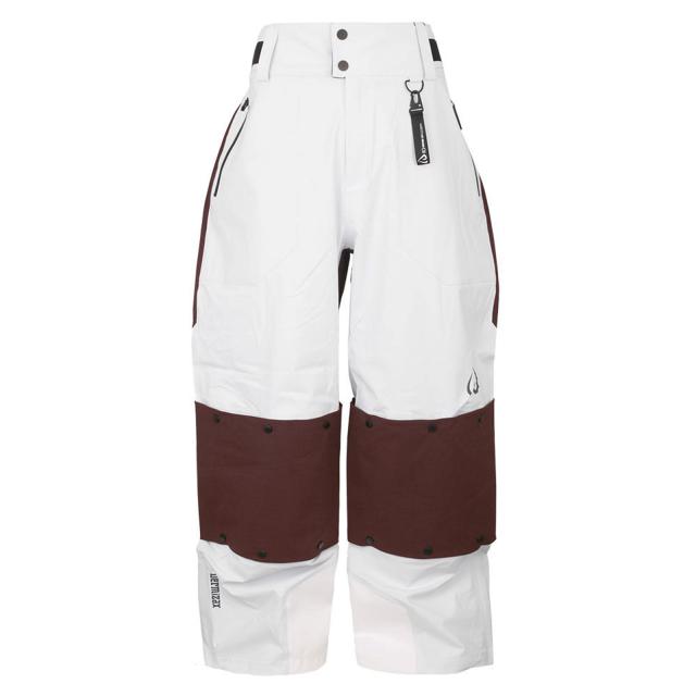 ID one スキー ウェア パンツ スノーボード モーグル SKIWEAR MOGUL3L H.Sel PT WT/BUR ホワイト バーガンディ アイディーワン