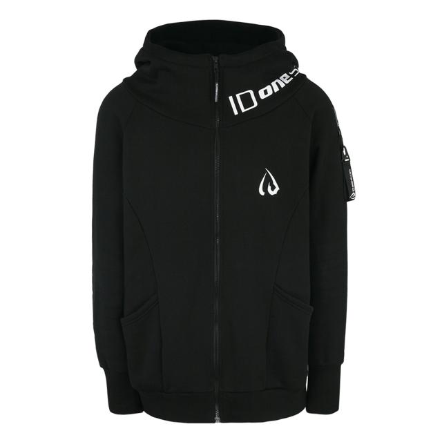 ID one スキー ウェア フーディ パーカー スノーボード モーグル ID one HOODY BK ブラック アイディーワン
