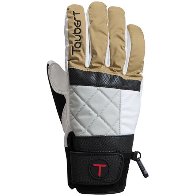 TAUBERT (トーバート) QUILT Beige / White 25-26 Made in JAPAN ベージュ ホワイト スキー グローブ