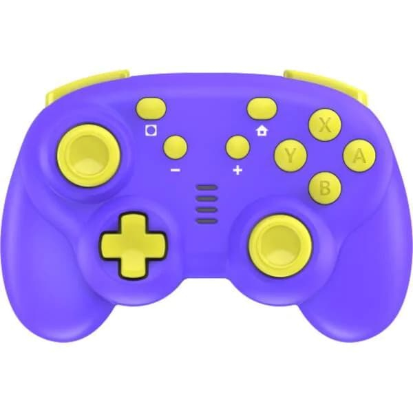 【新品】【NSHD】CYBER・ジャイロコントローラー ミニ 無線タイプ（SWITCH用）パープル×イエロー[お取寄せ品]の通販はau PAY ...