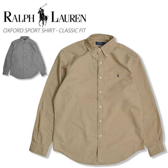 ラルフローレン シャツ メンズ オックスフォードシャツ ボタンダウン POLO RALPH LAUREN クラシックフィット 長袖シャツ ガーメント染め 888705 送料無料