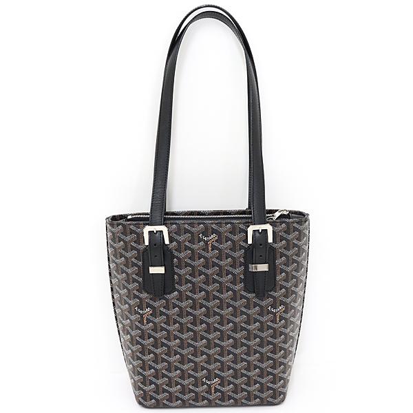 ゴヤール GOYARD マリギャラントPM トートバッグ ショルダーバッグ ゴヤールディンキャンバスブラック系 シルバー金具 【中古】Aランク