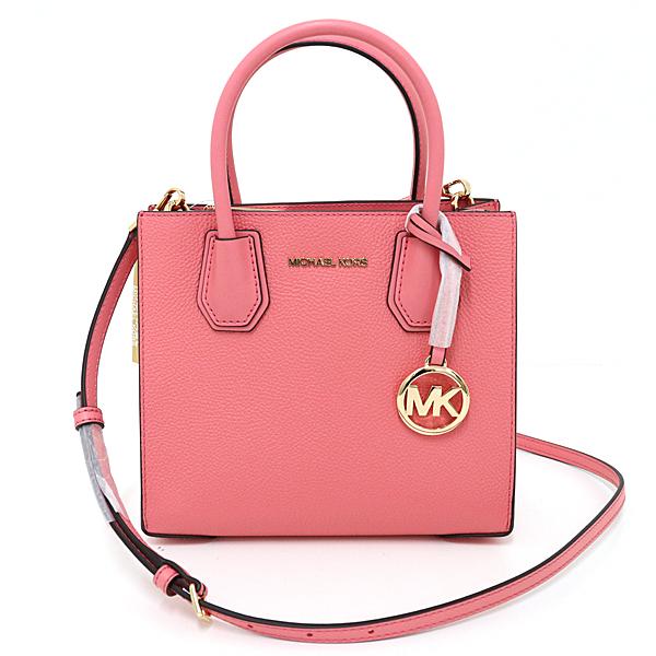 マイケルコース MICHAEL KORS マーサー ミディアム メッセンジャー 2WAYバッグ 35S1GM9M2L TEA ROSE ピンク 未使用品