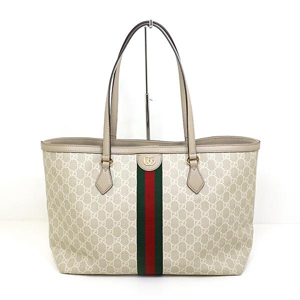 GUCCI グッチ オフィディア ミディアム トートバッグ 631685 GGスプリーム キャンバス ベージュ【中古】Sランク
