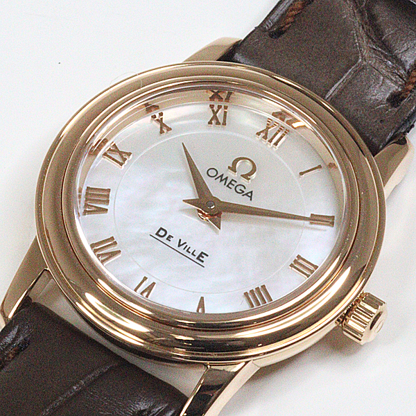 OMEGA オメガ レディース腕時計 デビル プレステージ 4693.71.02 ホワイトシェル文字盤 レザー クォーツ 仕上げ済【中古】の通販はau PAY マーケット - 質かづさや au ...