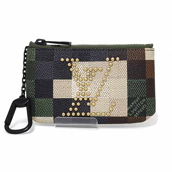ルイ ヴィトン LOUIS VUITTON カードキーケース ポシェット･クレ ケース ダモフラージュ ダミエ・ポップ M83175 【中古】Sランク