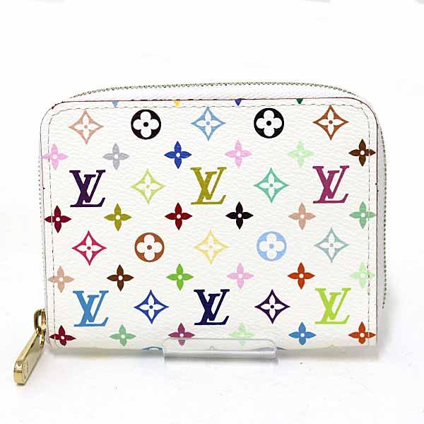 ルイ ヴィトン LOUIS VUITTON ジッピー・パース ケース モノグラム マルチカラー M66548 ブロン ゴールド金具 【中古】Sランク