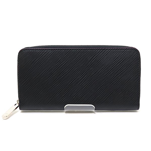 ルイヴィトン Louis Vuitton ジッピーウォレット M64838 エピ 長財布 ブラック ピンク 【中古】Sランク