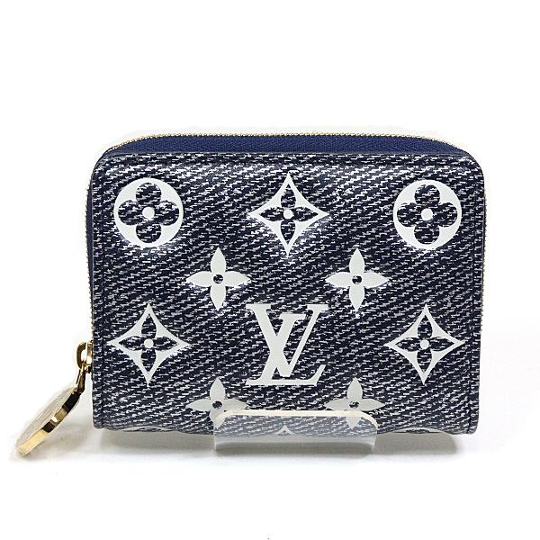 ルイ・ヴィトン LOUIS VUITTON ポルトフォイユ・ルー M82525 二つ折り財布 ラムレザー ネイビー 未使用品