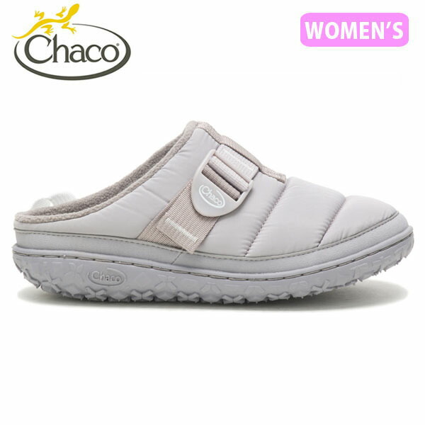 Chaco チャコ スリッポン レディース ランブル パフ クロッグ Ws RAMBLE PUFF CLOG アッシュグレー（JCH109306） 防寒シューズ アウトドア キャンプ   CHA12365295306 国内正規品
