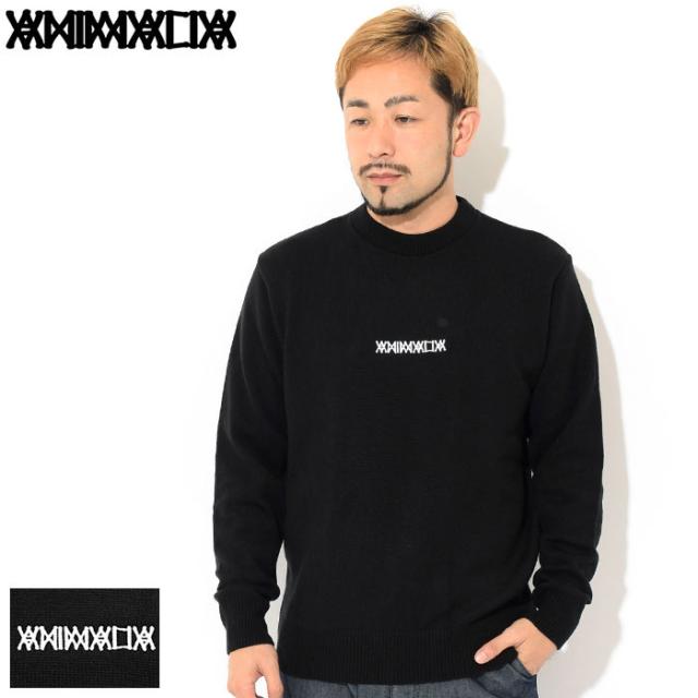 アニマリア ANIMALIA セーター メンズ ロゴ ニット ( animalia Logo Knit Sweater クルーネック トップス AN21A-KN03 ) ice field icefield