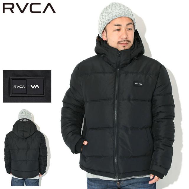ルーカ RVCA ジャケット メンズ バイザー フーデッド パファー ( RVCA Visor Hooded Puffer JKT 中綿 ...