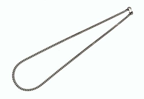 オールゲルマニウム喜平ネックレス（ゲルマカラー(黒系)Ｌサイズ） [ ゲルマニウム ゲルマ効果 膝痛 ブラック シンプル シルバー ゴールド 喜平 ネックレス 肩こり 首こり 血行促進 男女兼用 メンズ レディース 日本製 国内産 国産 送料無料 ]