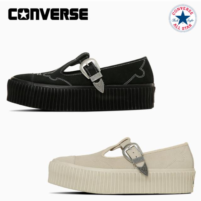 コンバース スニーカー ローカット オールスター リフテッド リブテープ Tストラップ ＷＴ ＯＸ レディース CONVERSE ALL STAR  LIFTED RIBTAPE T-STRAP WT OX 【送料無料】