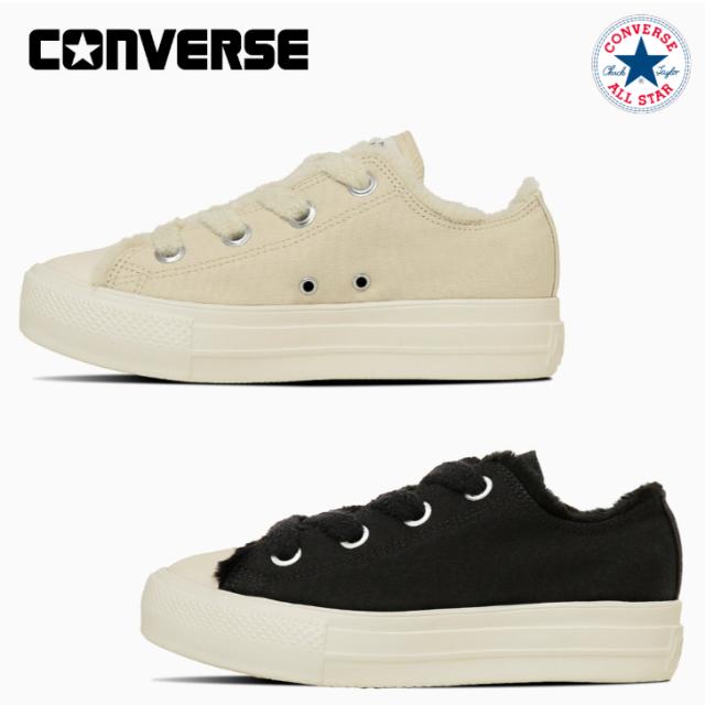 コンバース スニーカー オールスター ライト ＰＬＴＳ ビッグアイレッツ メニーボア ＯＸ レディース ローカット CONVERSE ALL STAR LIGHT PLTS BIGEYELETS MANYBOA OX 厚底 【送料無料】