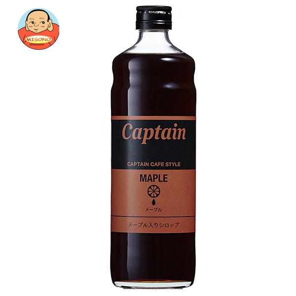 中村商店 キャプテン メープル 600ml瓶×12本入｜ 送料無料 メープルシロップ はちみつ 蜂蜜 パンケーキ 業務用