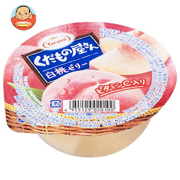 たらみ くだもの屋さん 白桃ゼリー 160g×36(6×6)個入×(2ケース)｜ 送料無料 ゼリー もも 桃 フルーツゼリー おやつ