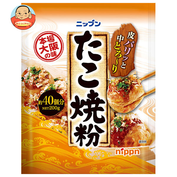ニップン たこ焼粉 200g×30袋入×(2ケース)｜ 送料無料 ミックス粉 たこやき 粉