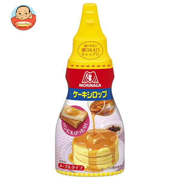 森永製菓 ケーキシロップ(メープルタイプ) 200g×40本入×(2ケース)｜ 送料無料 シロップ メープルシロップ トッピング