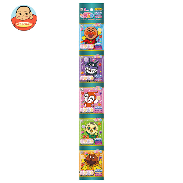 不二家 アンパンマンミニミニラムネ5連 50g(10g×5)×20袋入×(2ケース)｜ 送料無料 お菓子 ラムネ アンパンマン