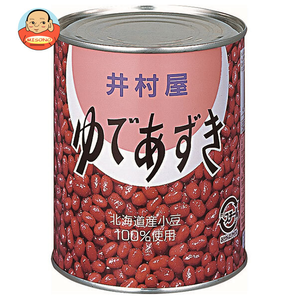 井村屋 ゆであずき 2号缶 1000g×12個入｜ 送料無料 小豆 業務用 ゆで小豆