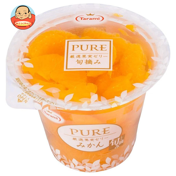 たらみ PURE みかんゼリー 270g×18(6×3)個入×(2ケース)｜ 送料無料 ゼリー オレンジ お菓子 おやつ