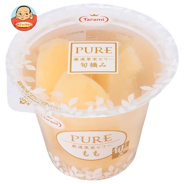 たらみ PURE ももゼリー 270g×18(6×3)個入×(2ケース)｜ 送料無料 ゼリー 桃 ピーチ お菓子 おやつ