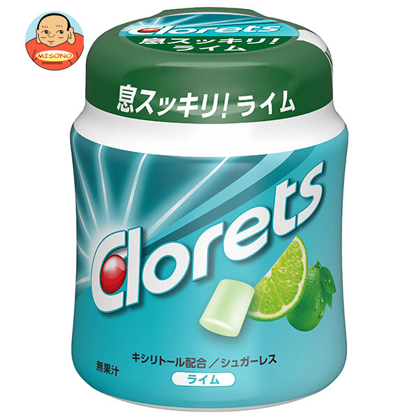 モンデリーズ・ジャパン クロレッツXP ライムボトル(粒ガム) 130g×6個入×(2ケース)｜ 送料無料 お菓子 ガム シュガーレス キシリトール配合
