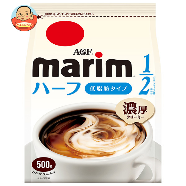 AGF マリーム 低脂肪タイプ 500g×12袋入×(2ケース)｜ 送料無料 嗜好品 クリーミングパウダー marim クリーム