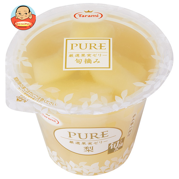 たらみ PURE 梨ゼリー 270g×18(6×3)個入×(2ケース)｜ 送料無料 ゼリー なし お菓子 おやつ デザート
