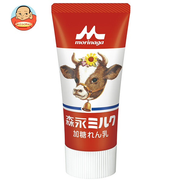 森永乳業 ミルク(練乳) チューブ 120g×24(12×2)本入×(2ケース)｜ 送料無料 コンデンスミルク ミルク練乳 加糖練乳