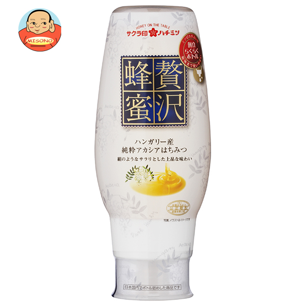 加藤美蜂園 サクラ印 贅沢蜂蜜ハンガリー産純粋アカシアはちみつ 290g×12本入×(2ケース)｜ 送料無料 嗜好品 シロップ はちみつ 蜂蜜