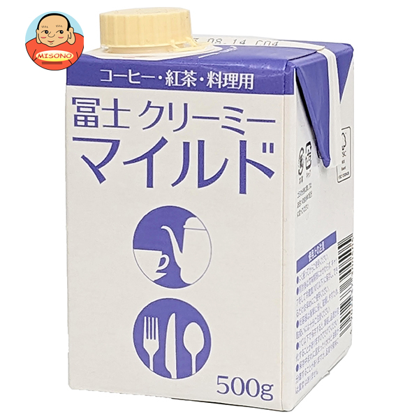 守山乳業 冨士 クリーミーマイルド 500g紙パック×12本入｜ 送料無料 クリーミーマイルド   紙パック  嗜好品