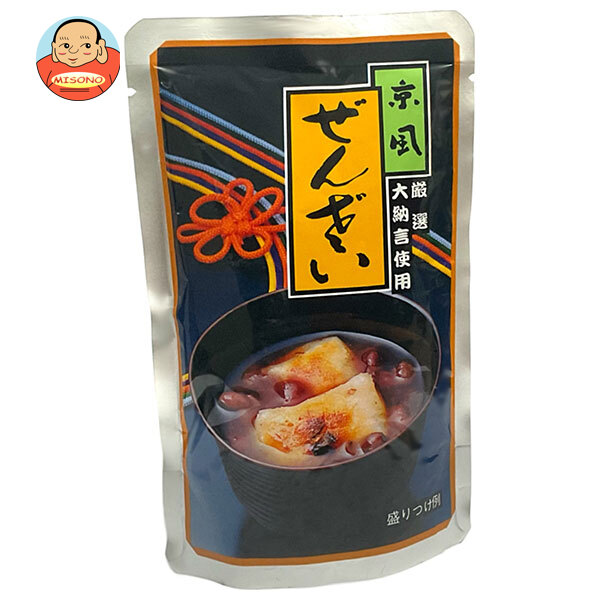 京都飲料 京風ぜんざい 190g×60袋入｜ 送料無料 和菓子 ぜんざい あずき