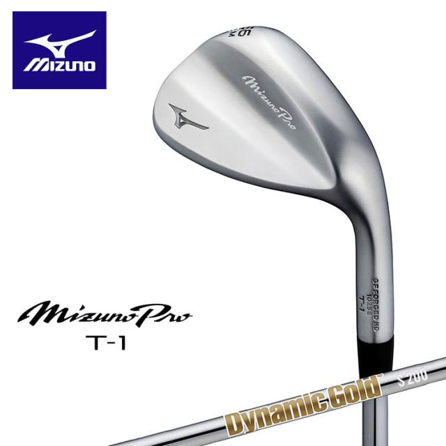ミズノ MIZUNO PRO T1 ウェッジ ミズノ プロ 右用 ホワイトサテンブラッシュ仕上げ Dynamic Gold HT スチールシャフト 5KJSB24190 軟鉄鍛造 2025年モデル