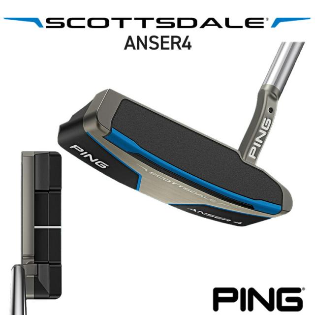 ピン SCOTTSDALE ANSER4 パター ブレード型 メンズ 右用 スコッツデールパター アンサー4 日本正規品 PING