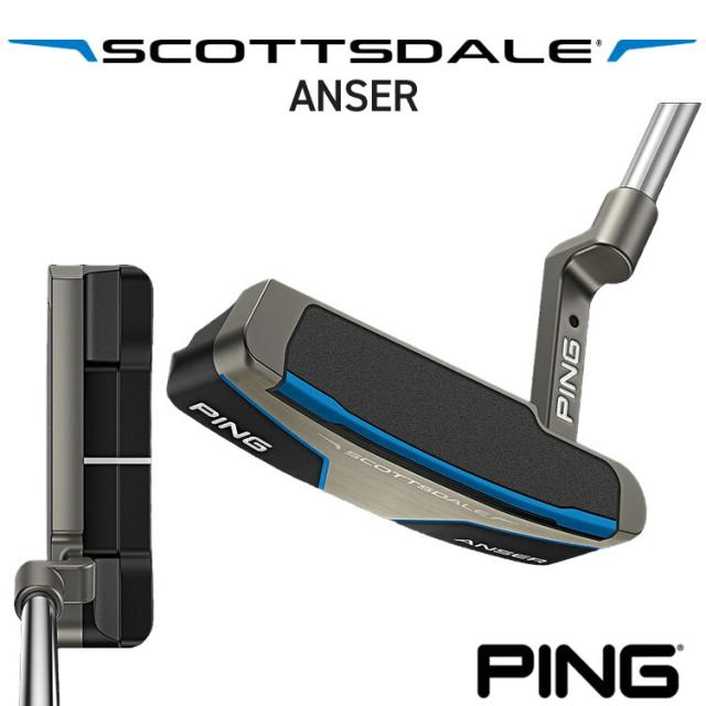 ピン SCOTTSDALE ANSER パター ブレード型 メンズ 右用 スコッツデールパター アンサー 日本正規品 PING