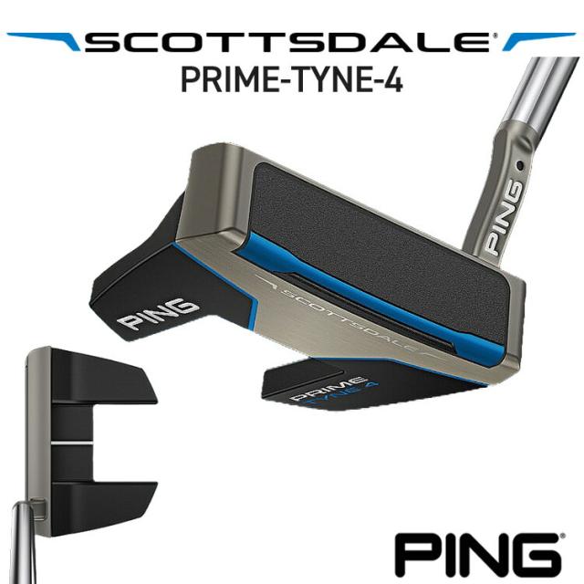 ピン SCOTTSDALE PRIME TYNE 4 パター ツノ型 メンズ 右用 スコッツデールパター プライムタイン4 日本正規品 PING