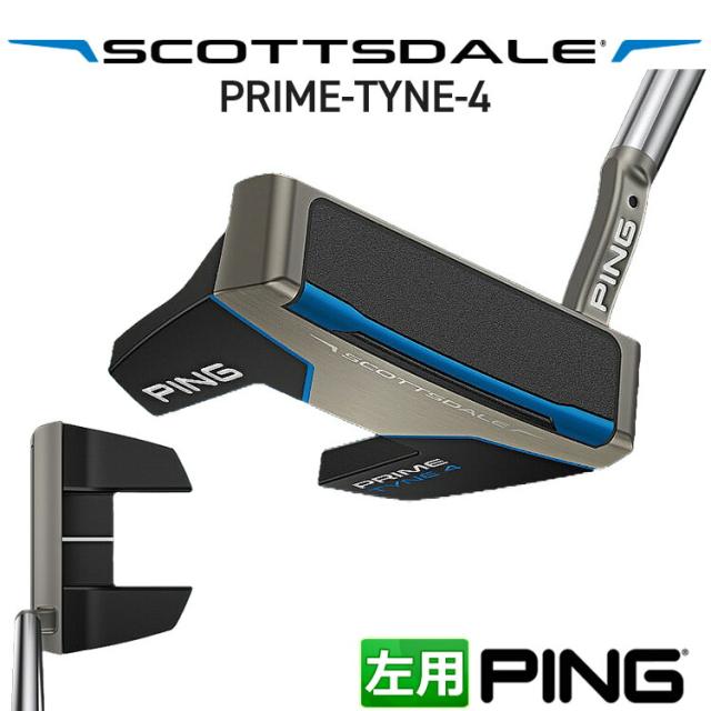 ピン SCOTTSDALE PRIME TYNE 4 パター ツノ型 メンズ 左用 スコッツデールパター プライムタイン4 日本正規品 PING