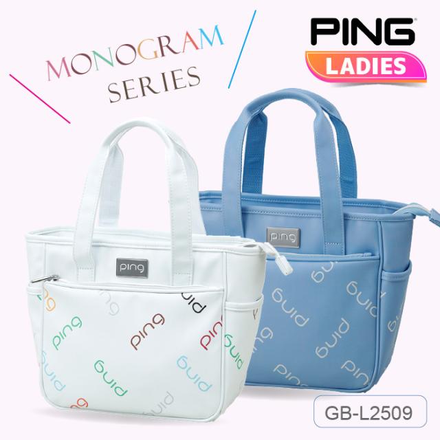 ピン モノグラム ラウンド トートバッグ GB-L2509 レディース バッグ ゴルフバッグ ゴルフ PING