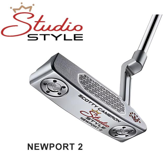 【即納対応】タイトリスト スコッティ キャメロン スタジオスタイル パター NEWPORT 2 ニューポート 2 Titleist SCOTTY CAMERON STUDIO STYLE PUTTERS メンズ 右用  日本正規品
