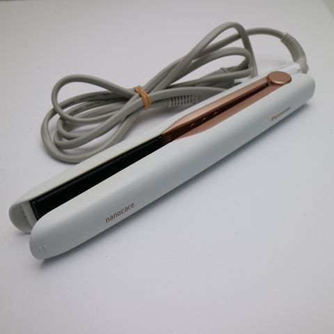美品 EH-HS0E ナノケア ホワイト 白 ヘアアイロン Panasonic 安心保証